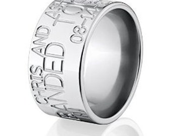 Custom Duck Band Wedding Ring. - Etsy
