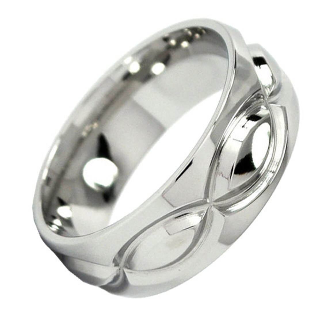 New 8mm INFINTITY Cobalt Men's Ring Modern Jewelry | Etsy