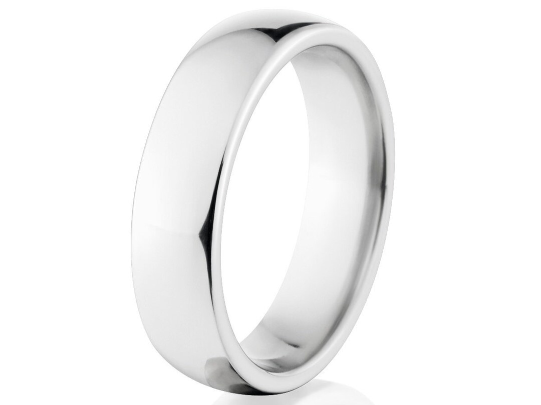 6mm Cobalt Ring, Comfort Fit - Etsy