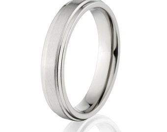 New 6mm Comfort Fit Custom Titanium Ring 6RC-P | Etsy