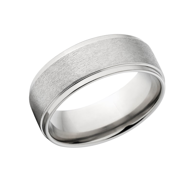 New 8mm Wide Titanium Ring - 8RC-ST - Etsy