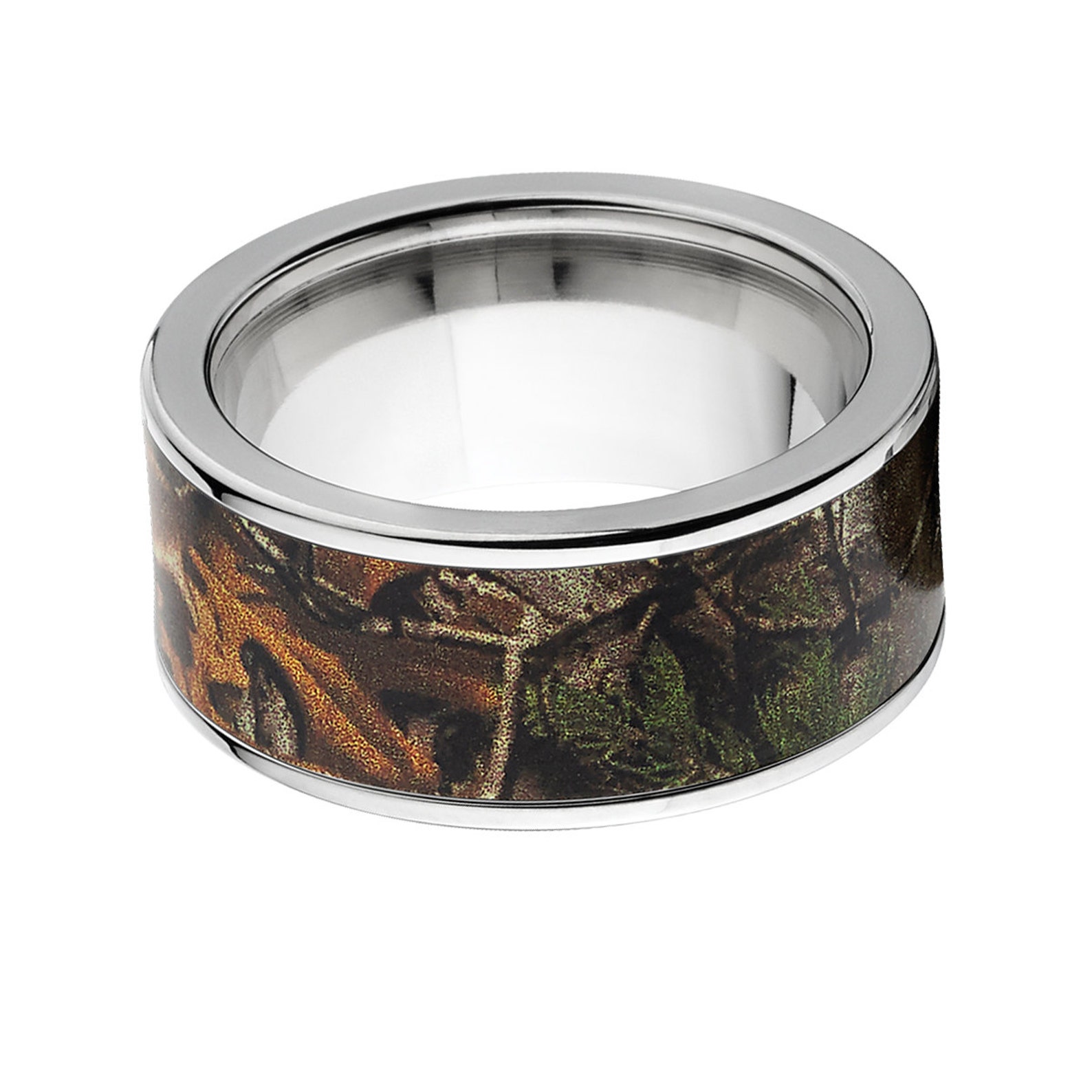 Realtree Xtra Official Camouflage Ring, Titanium Camo Rings: 10f ...