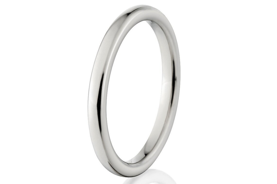 Matching Titanium His and Hers Ring Set Titanium Promise - Etsy