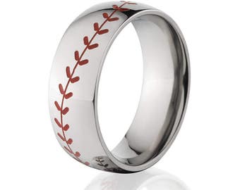 Red Wedding Band - Etsy