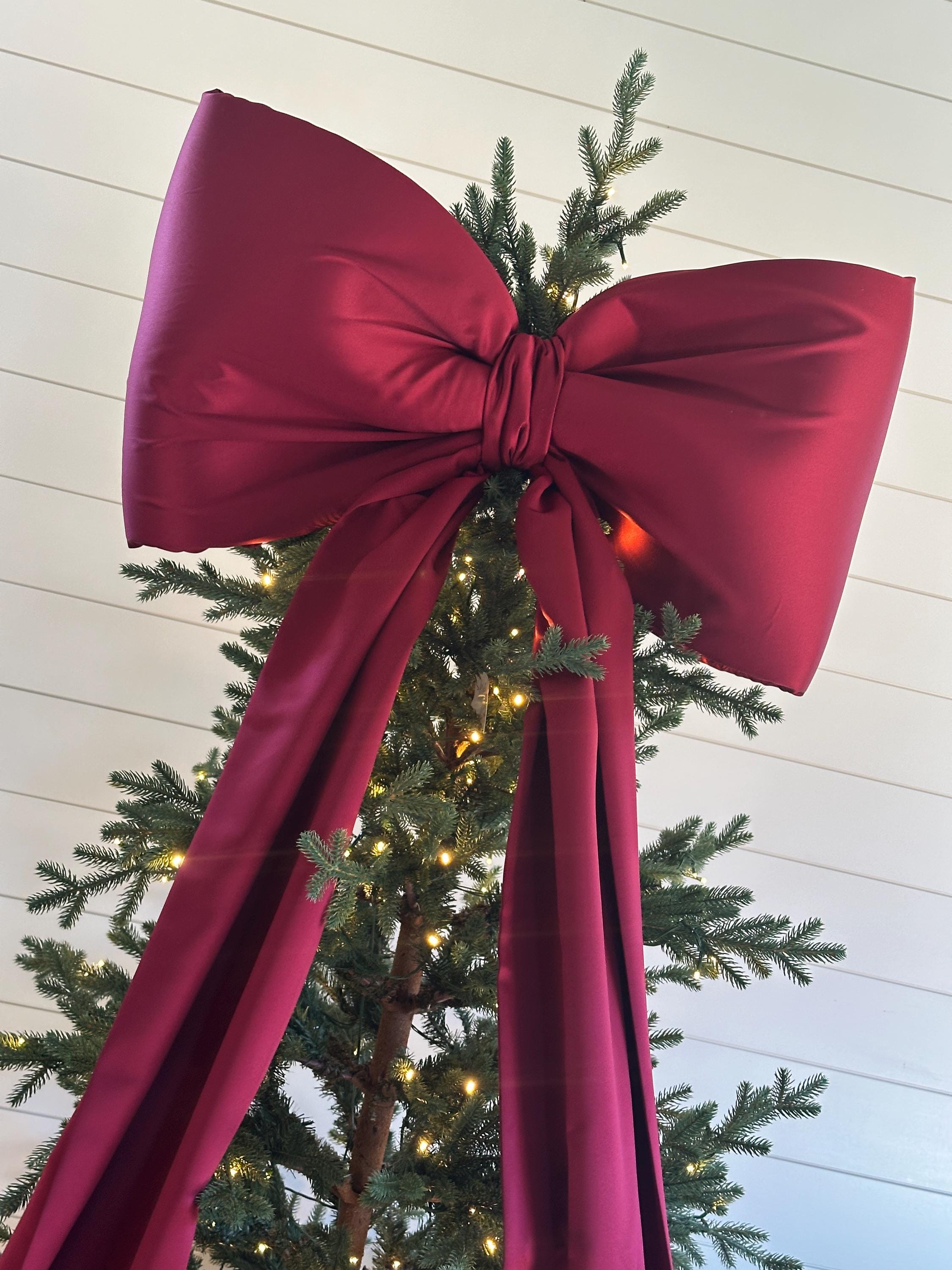 Large Red Christmas Bow , Wall Party Bow, Holiday, Christmas Decor , - Etsy