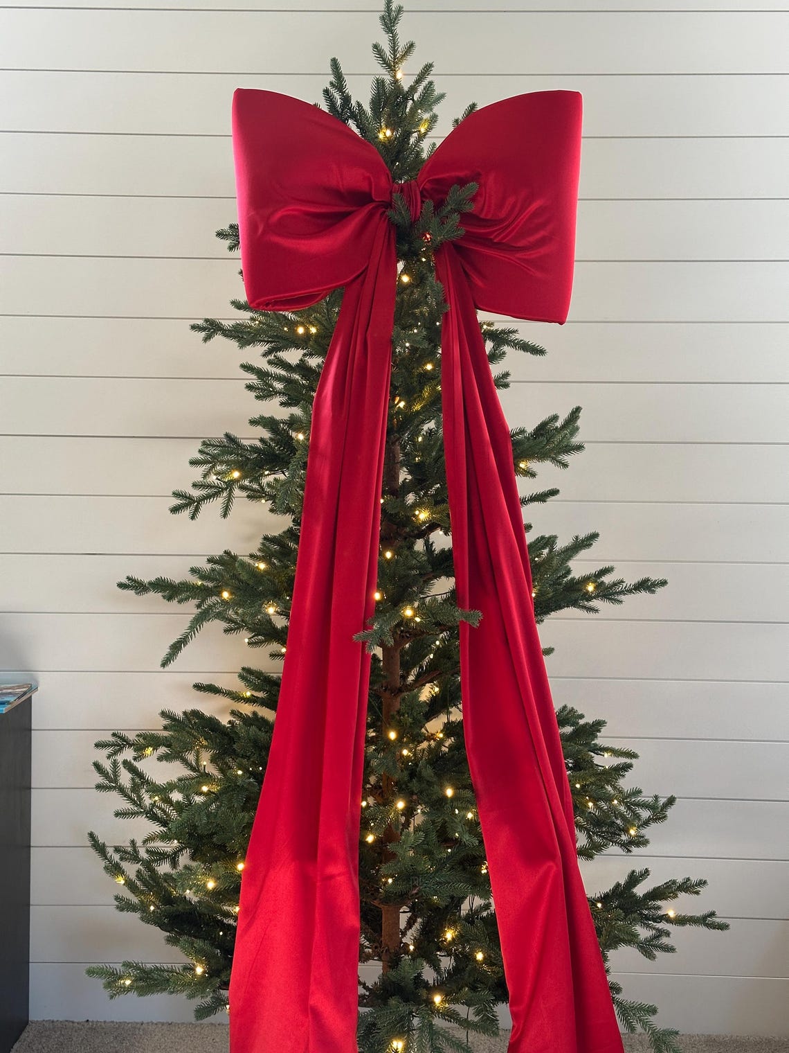Large Red Christmas Bow , Wall Party Bow, Holiday, Christmas Decor , - Etsy