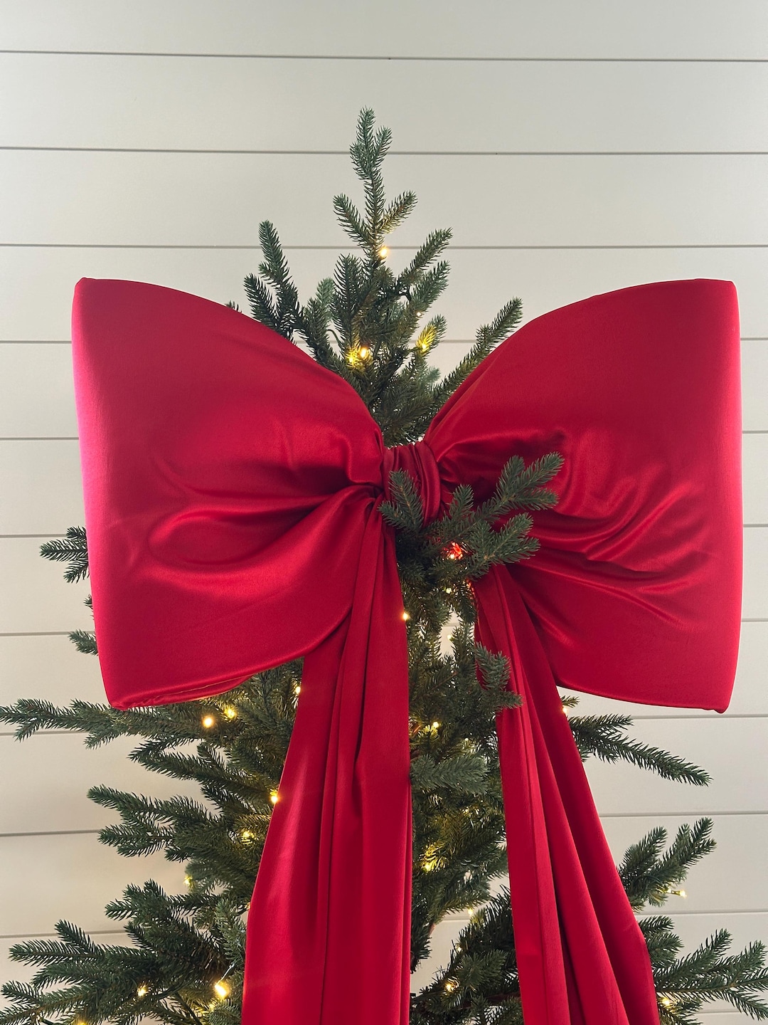 Large Red Christmas Bow , Wall Party Bow, Holiday, Christmas Decor , - Etsy