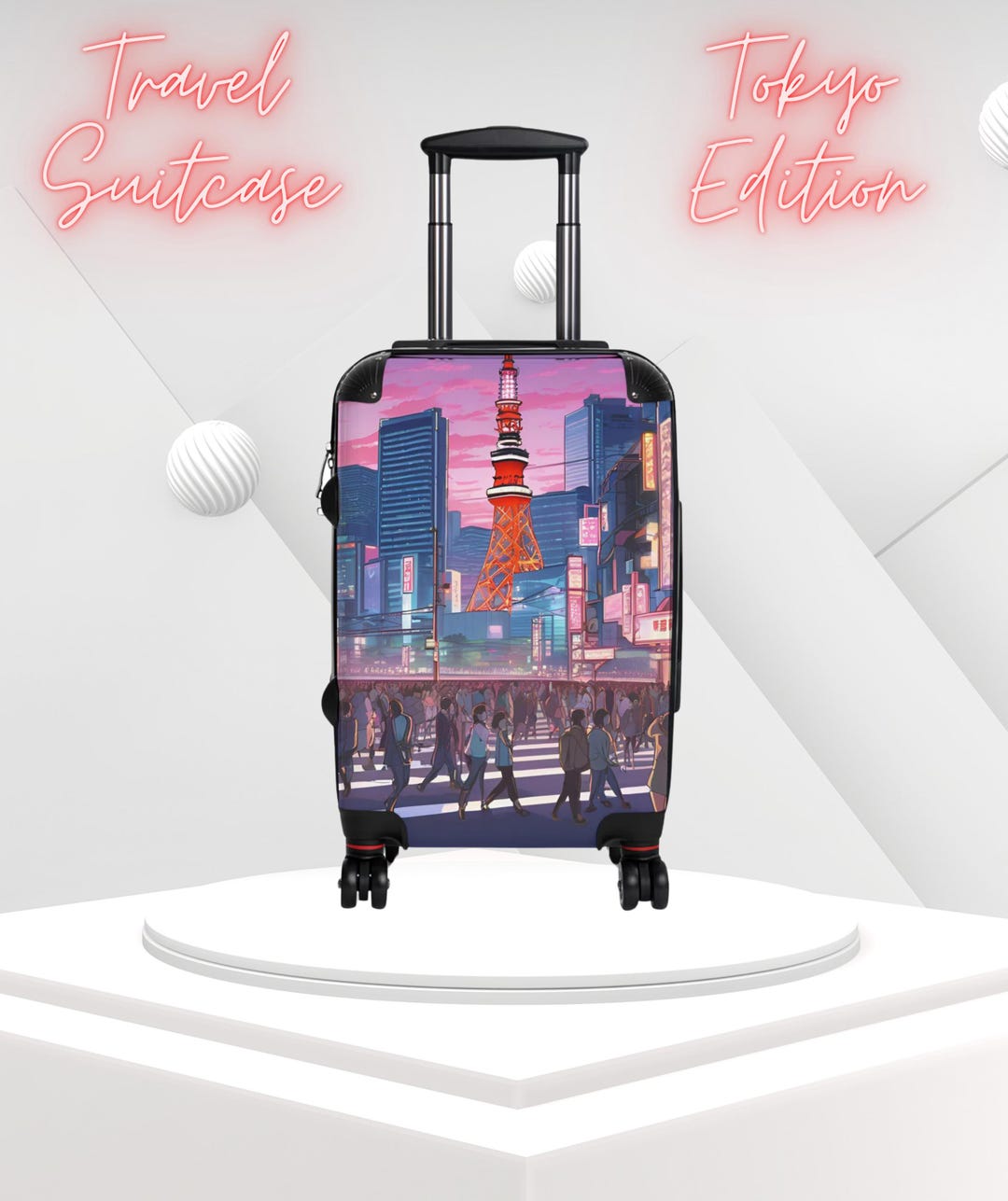 Suitcase, Tokyo Animation Theme Suitcase, Travel Luggage, Anime Fans ...