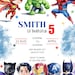 Editable Superhero Birthday Invitation | Comic Book Party Template ...