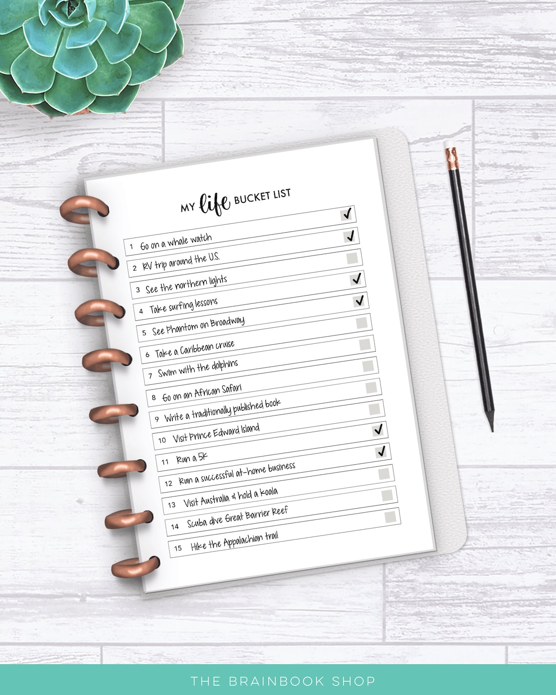 Bucket List Printable Life List Bucket List Items Life - Etsy