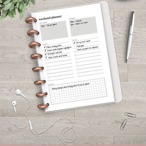 Weekend Planner, Weekend Productivity, Weekend Time Manager, Weekend To ...