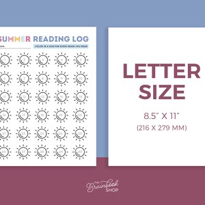 Summer Reading Log for Kids, Book Tracker Printable, PDF Tracker ...