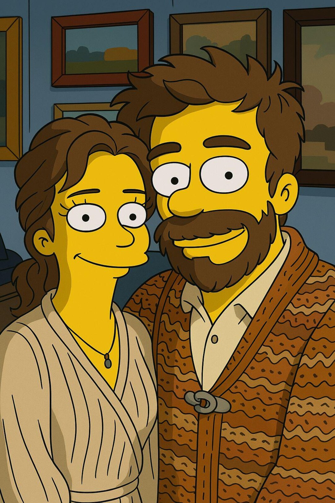 Custom Simpsons Style Portrait – Illustration From Photo – Digital File ...