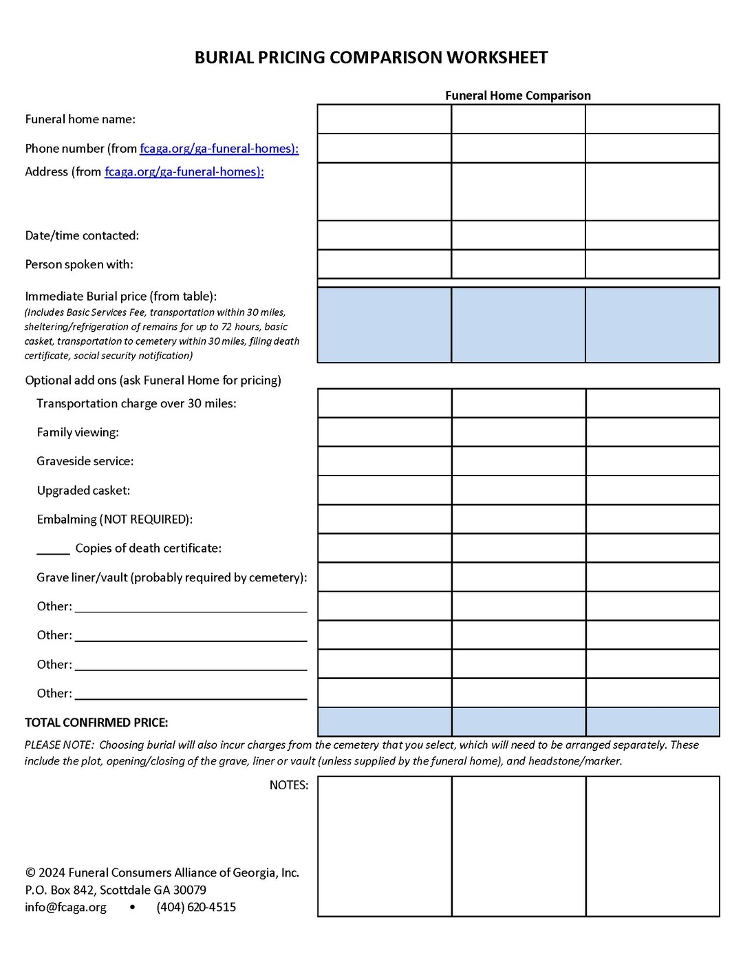 Funeral Planning Worksheet - Etsy
