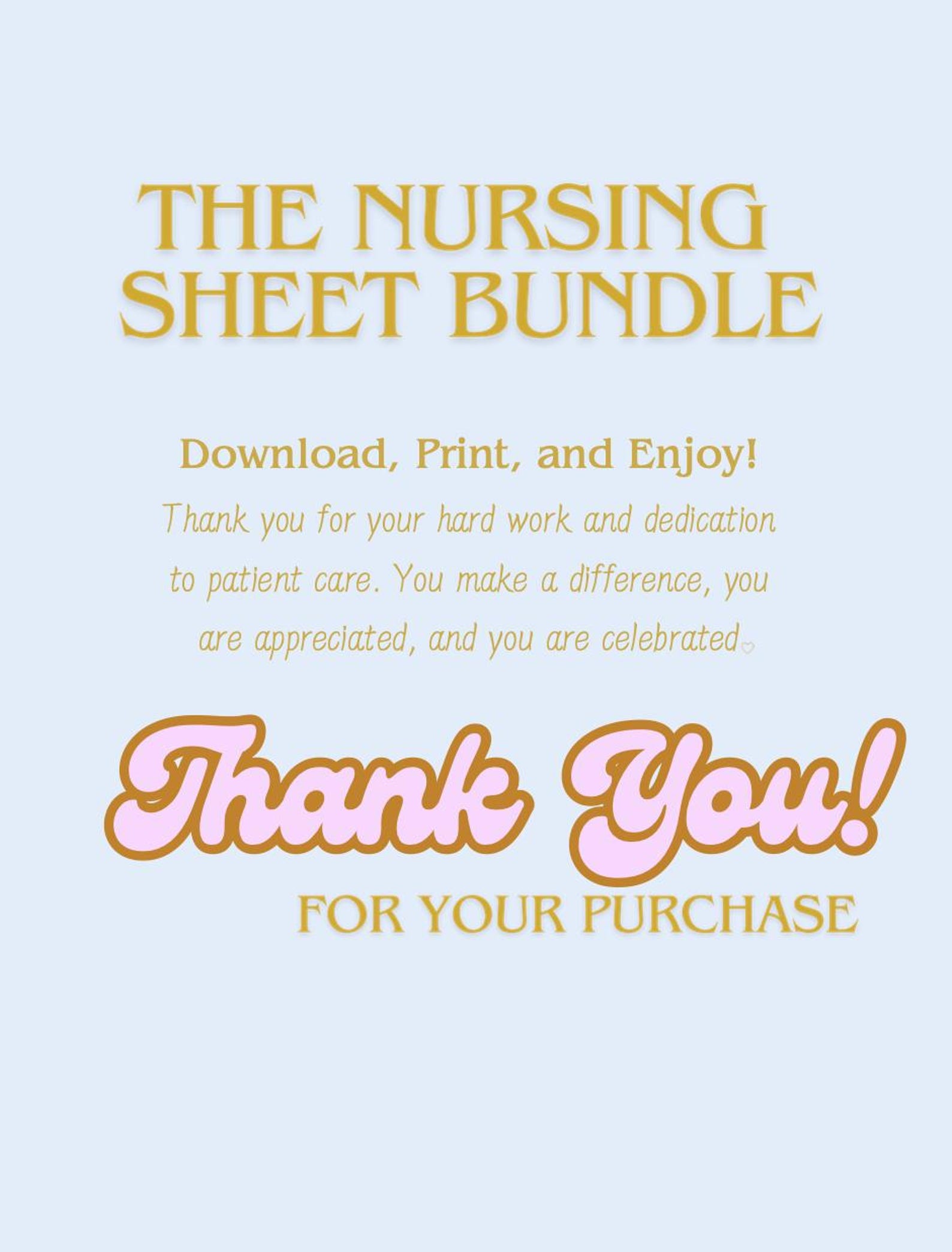 The Nurses Best Friend Bundle Med Surg/icu Report/sbar Sheet Bundle - Etsy