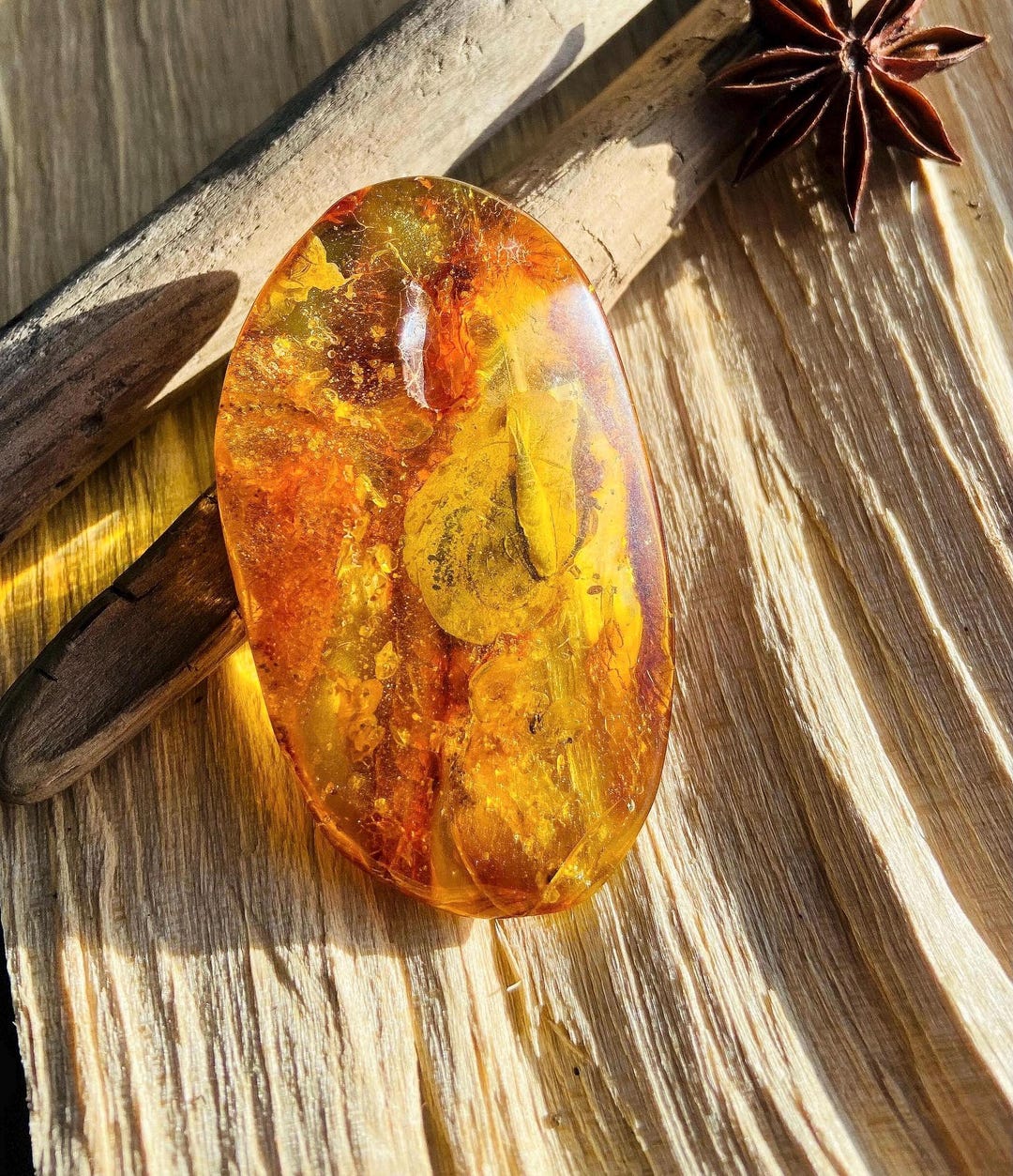Rare Large Amber Fossil Inclusion, Jurassic Park Type Gemstone 14 Grams ...