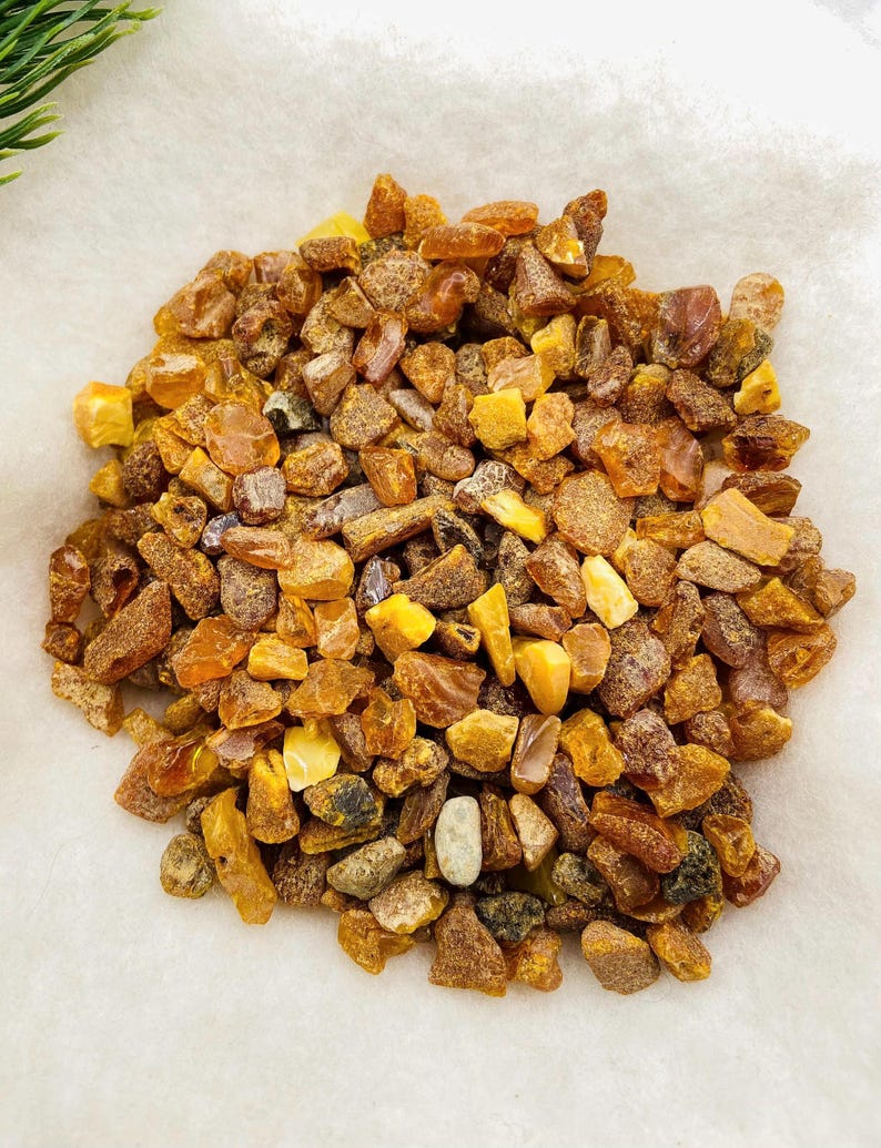 Raw Baltic Amber Chips With No Holes, Natural Baltic Sea Pieces for ...