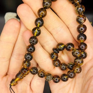 Natural Amber Islamic Praying Beads, Subha Prayers, Misbaha, Tasbih ...