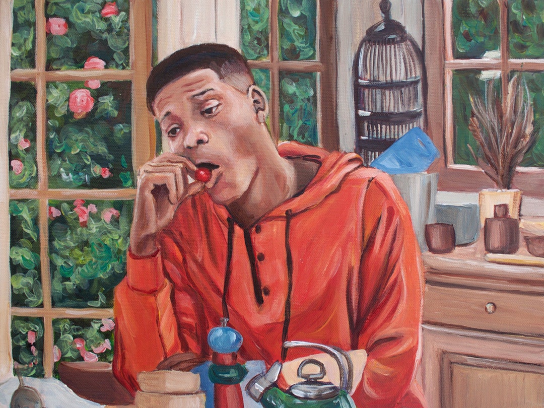 Fresh Prince 'eating' Art Print – Will Smith Portrait - Etsy
