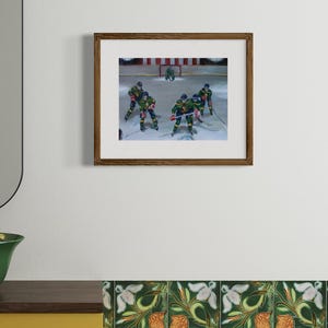 Mighty Ducks - Flying V Print Portrait Painting - 1990s Throwback Movie ...