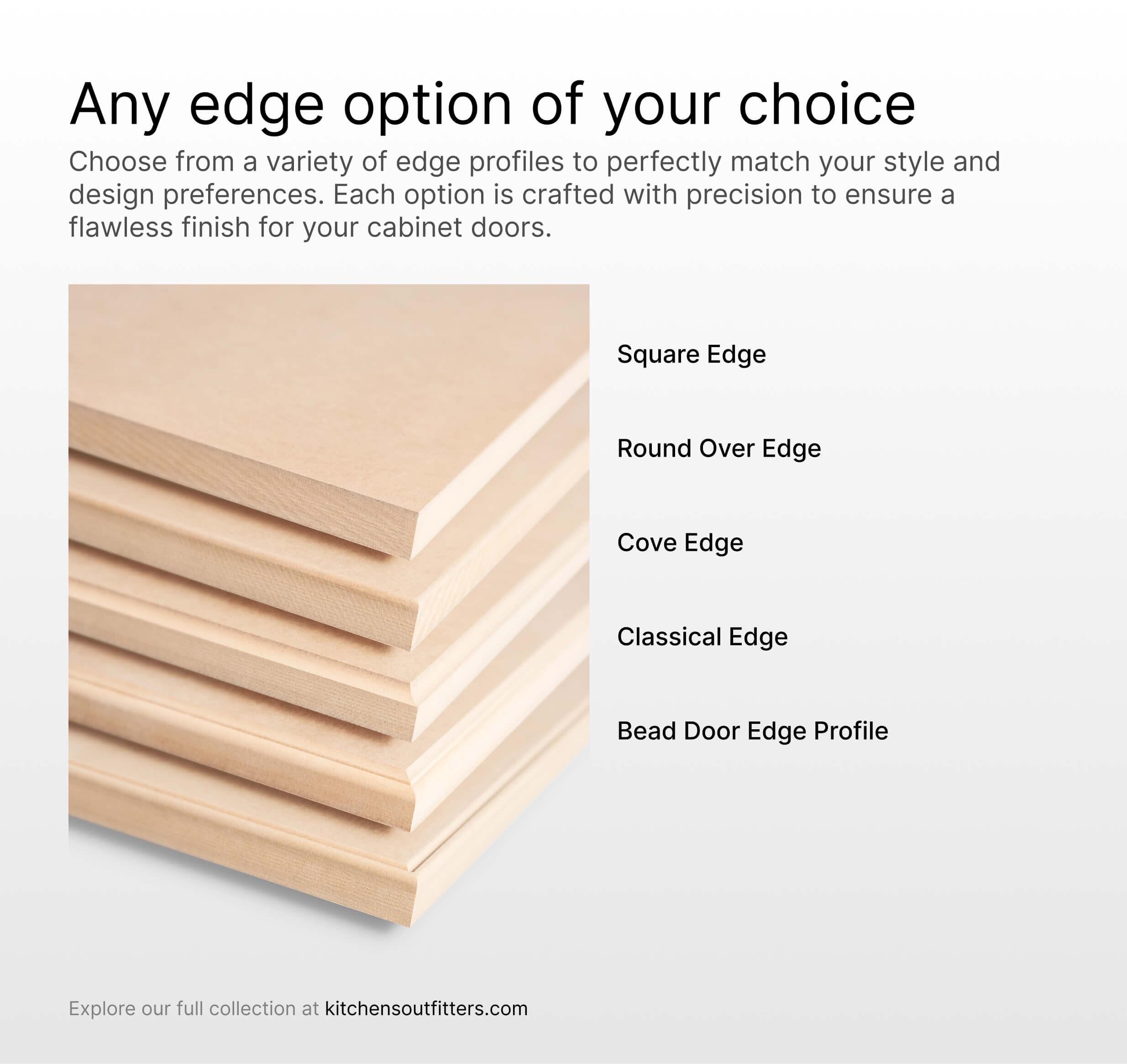 MDF Cabinet Doors — Recessed Bead Style, Made-to-order - Etsy