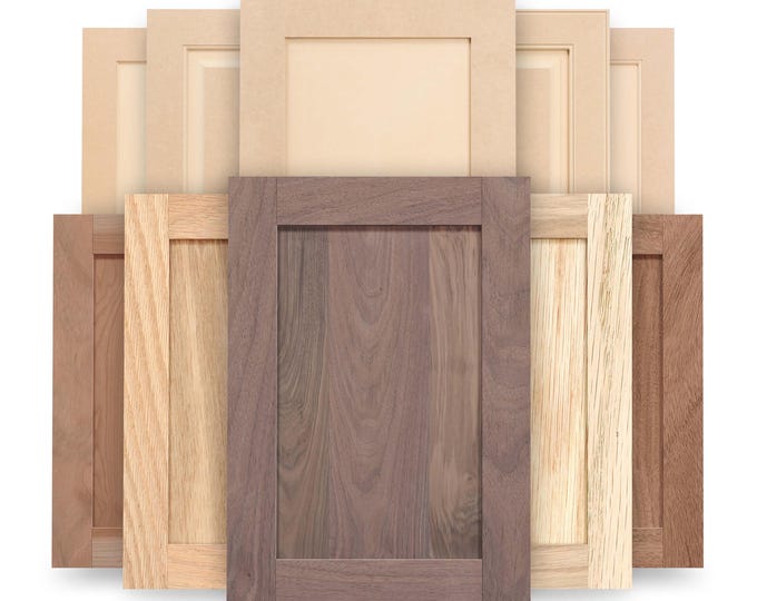 Shaker Cabinet Door (poplar Stiles / Rails, Baltic Birch Panel) - Etsy