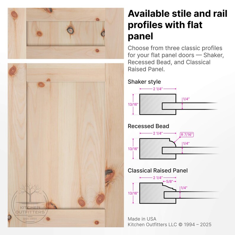 Knotty Pine Cabinet Doors – Rustic Style, Custom Made, Solid Wood - Etsy