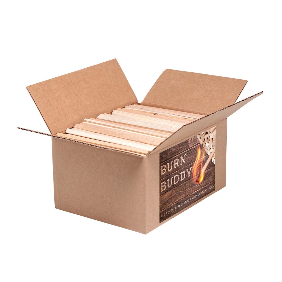 Burn Buddy - Premium Kindling Sticks - Natural Fire Starter, Campfire ...