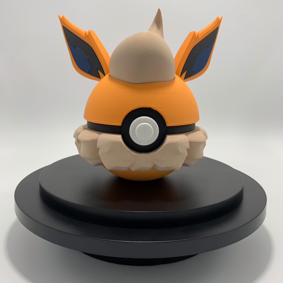 Flareon 3D Printed Pokeball Design Gift Decor Collectable - Etsy