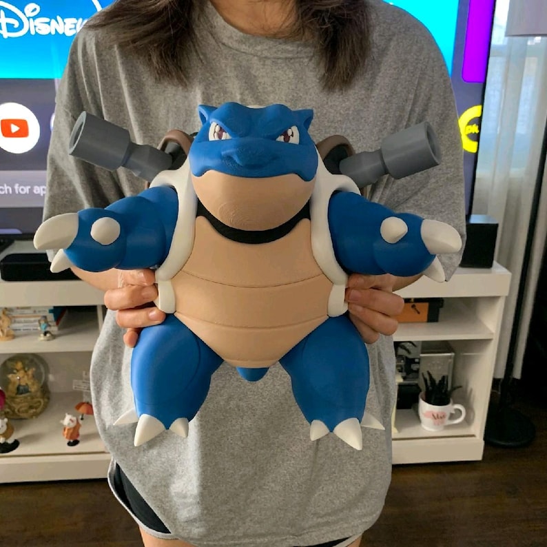3d-printed Jumbo Size Blastoise Pokemon Decoration. - Etsy Canada