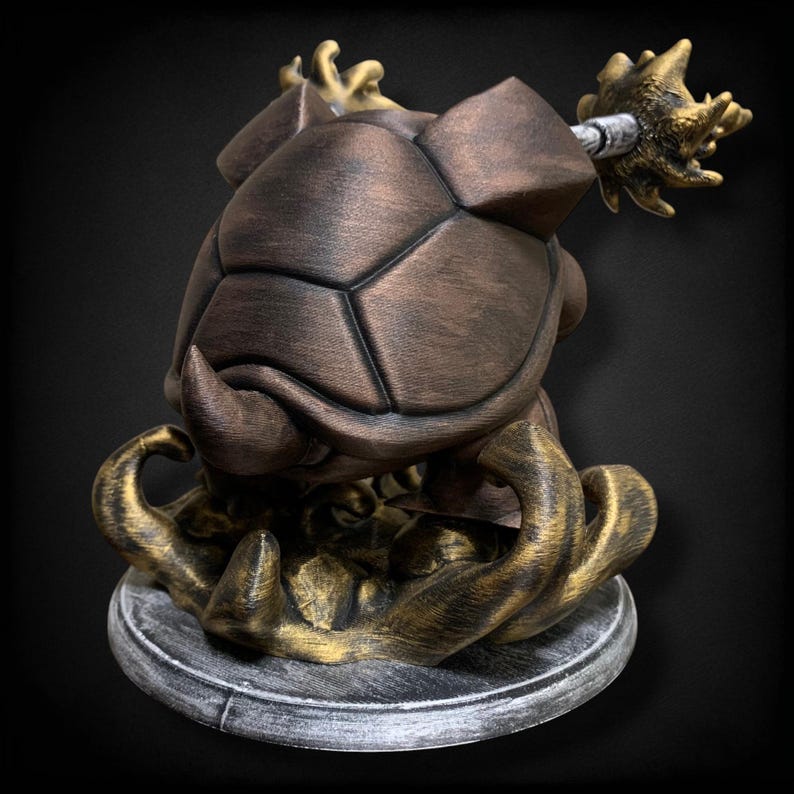 3D Printed Hand-painted Blastoise Statue Decor Gift - Etsy