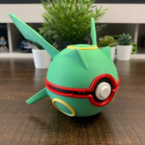 Rayquaza 3D Printed Pokeball Design Gift Decor - Etsy
