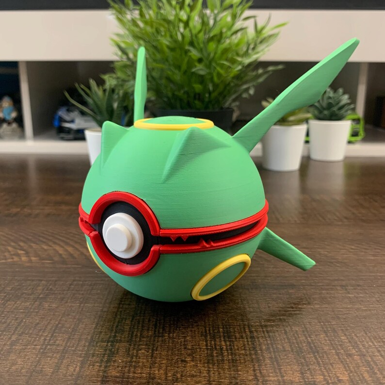 Rayquaza 3D Printed Pokeball Design Gift Decor - Etsy