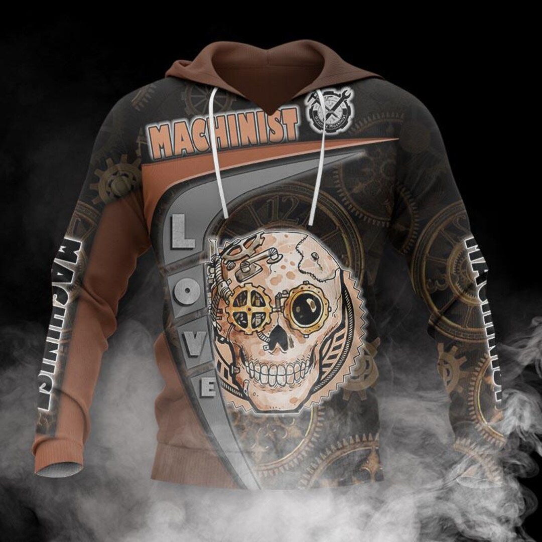 Custom 3D Machinist Shirt – Personalized Workwear for Skilled Engineers ...