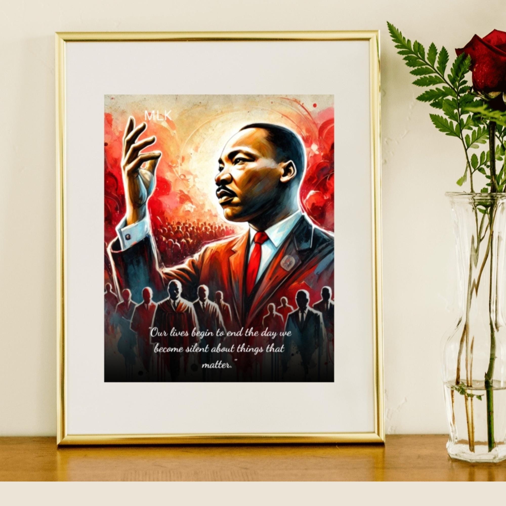 10 Martin Luther King Jr. Inspirational Quotes Posters, Inspirational ...