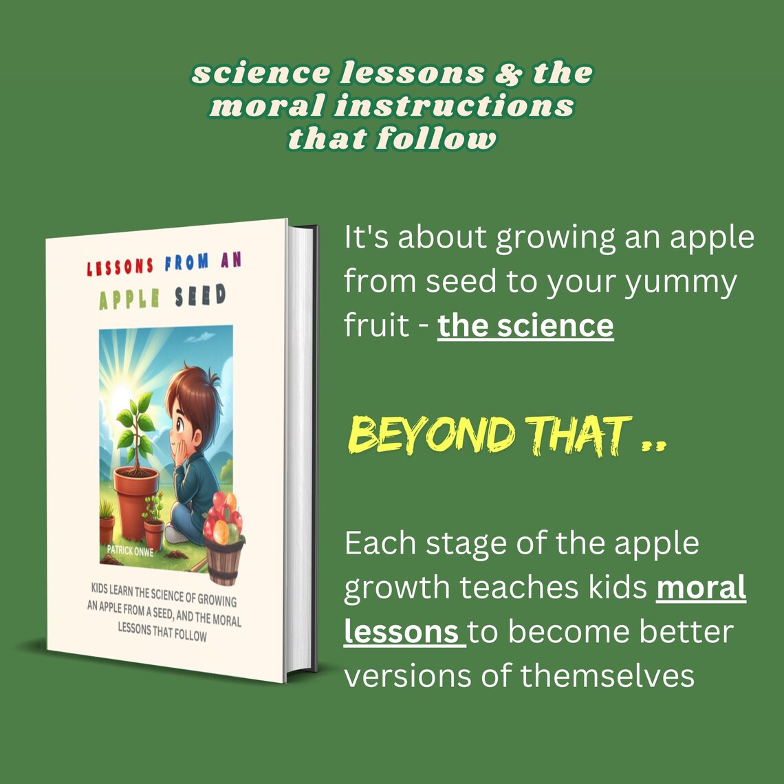 Apple Seed to Tree Ebook: Plant Science Lessons for Kids (PDF) - Etsy