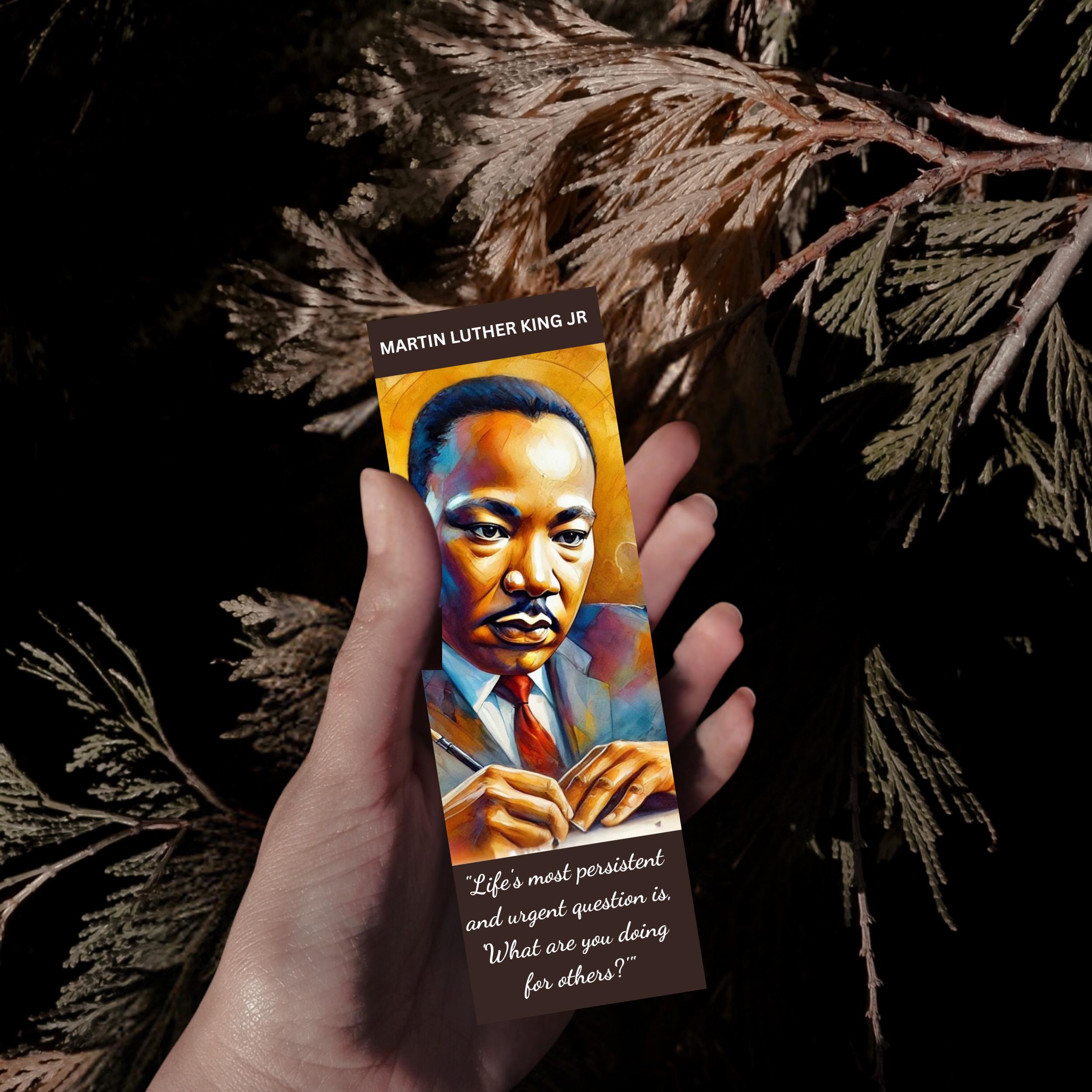 Martin Luther King Jr Bookmarks: 10 MLK Inspirational Quotes Printable ...