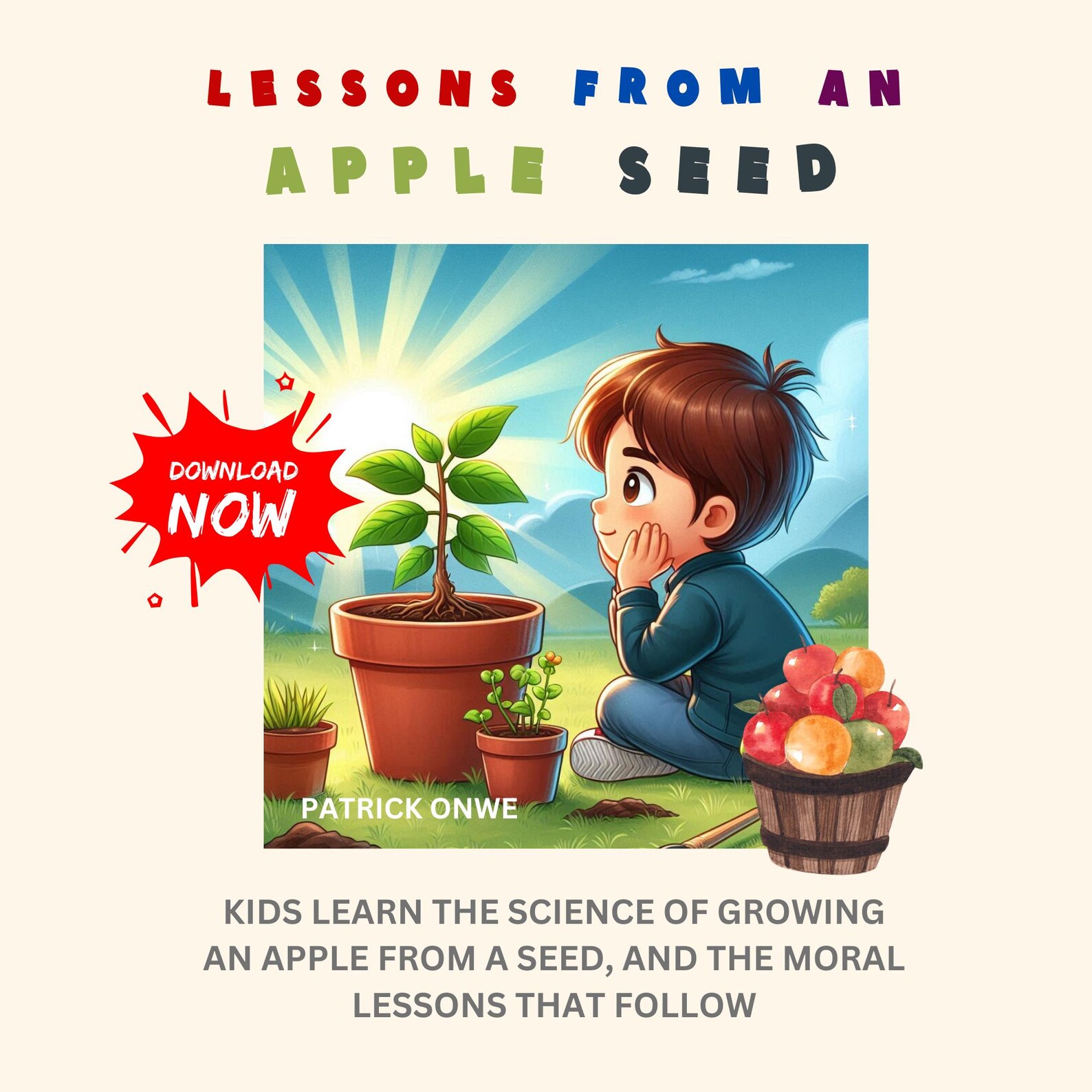 Apple Seed to Tree Ebook: Plant Science Lessons for Kids (PDF) - Etsy