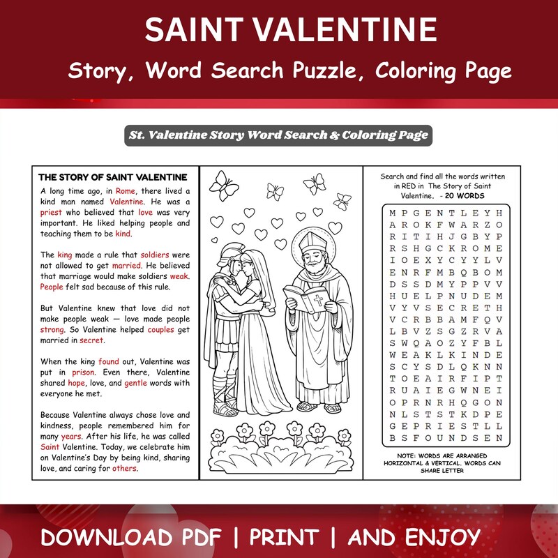 Saint Valentine Cards Kids - Etsy