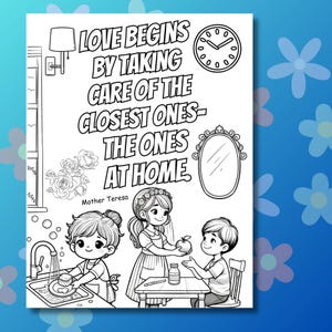 Mother Teresa Quotes Coloring Pages for Kids, St Teresa of Calcutta ...