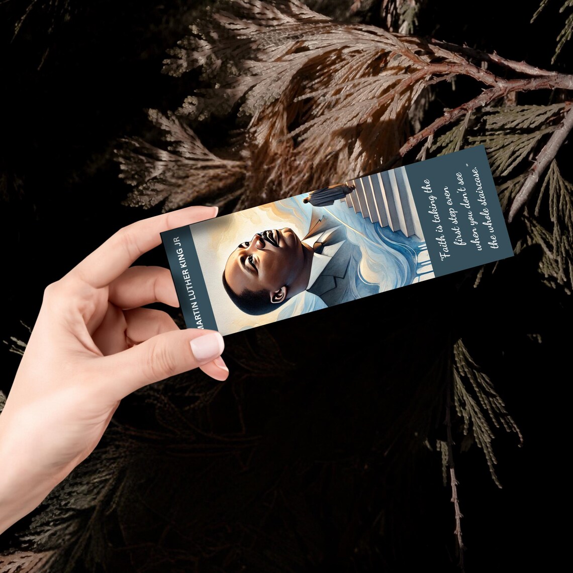 Martin Luther King Jr Bookmarks: 10 MLK Inspirational Quotes Printable ...
