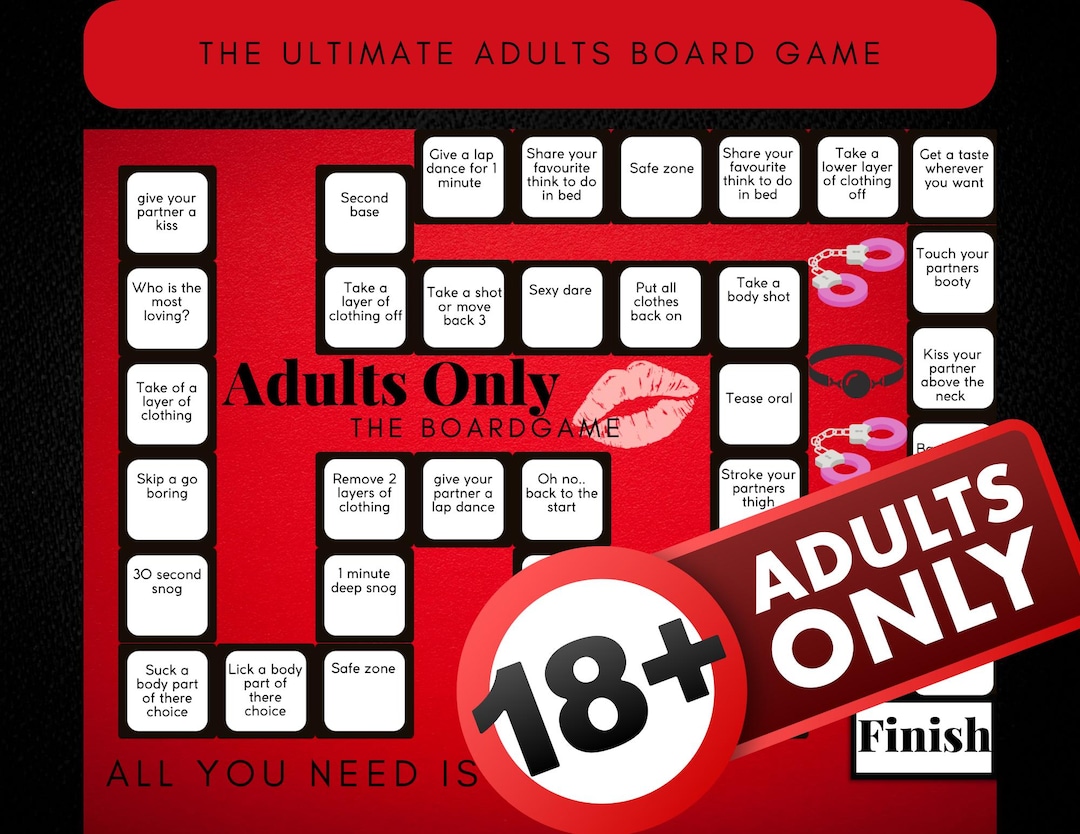 Couples Board Game, Freaky, Printable, Engaging DIY Party Announcement ...