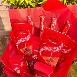 Lindt Chocolate Bouquet, Chocolate Gift Bouquet, Chocolate Arrangement ...