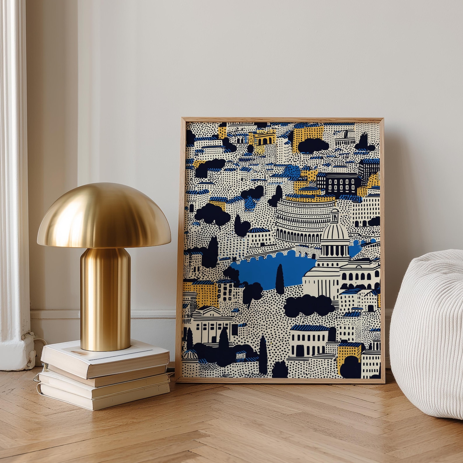 Rome Italy Wall Art Print, Pop Art Modern Poster Travel Gift - Etsy