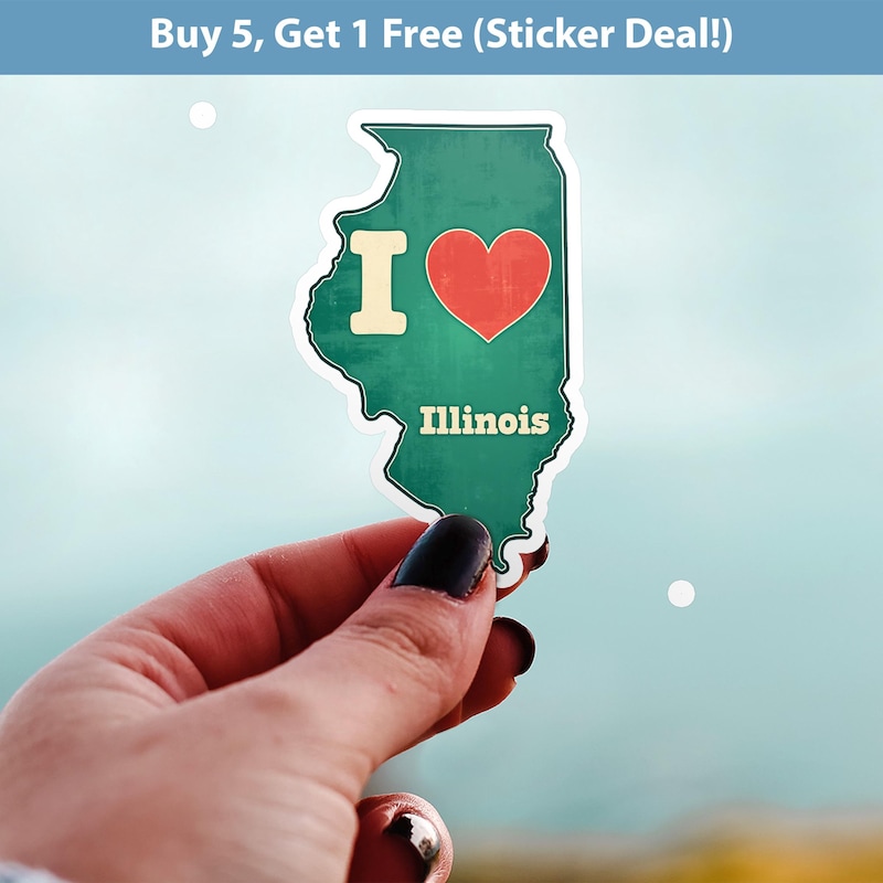 I Love Illinois - Etsy