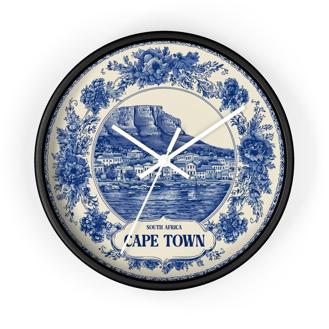 Cancun Mexico Wall Clock, Delf Style Home Decor, Vintage City Travel ...