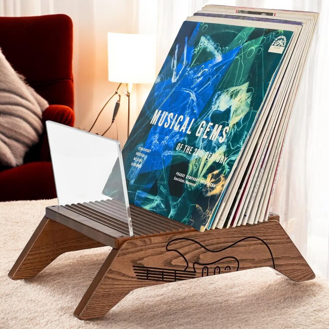 Vinyl Record Box, Handmade Record Storage, Record Flip Rack, Vinyl ...