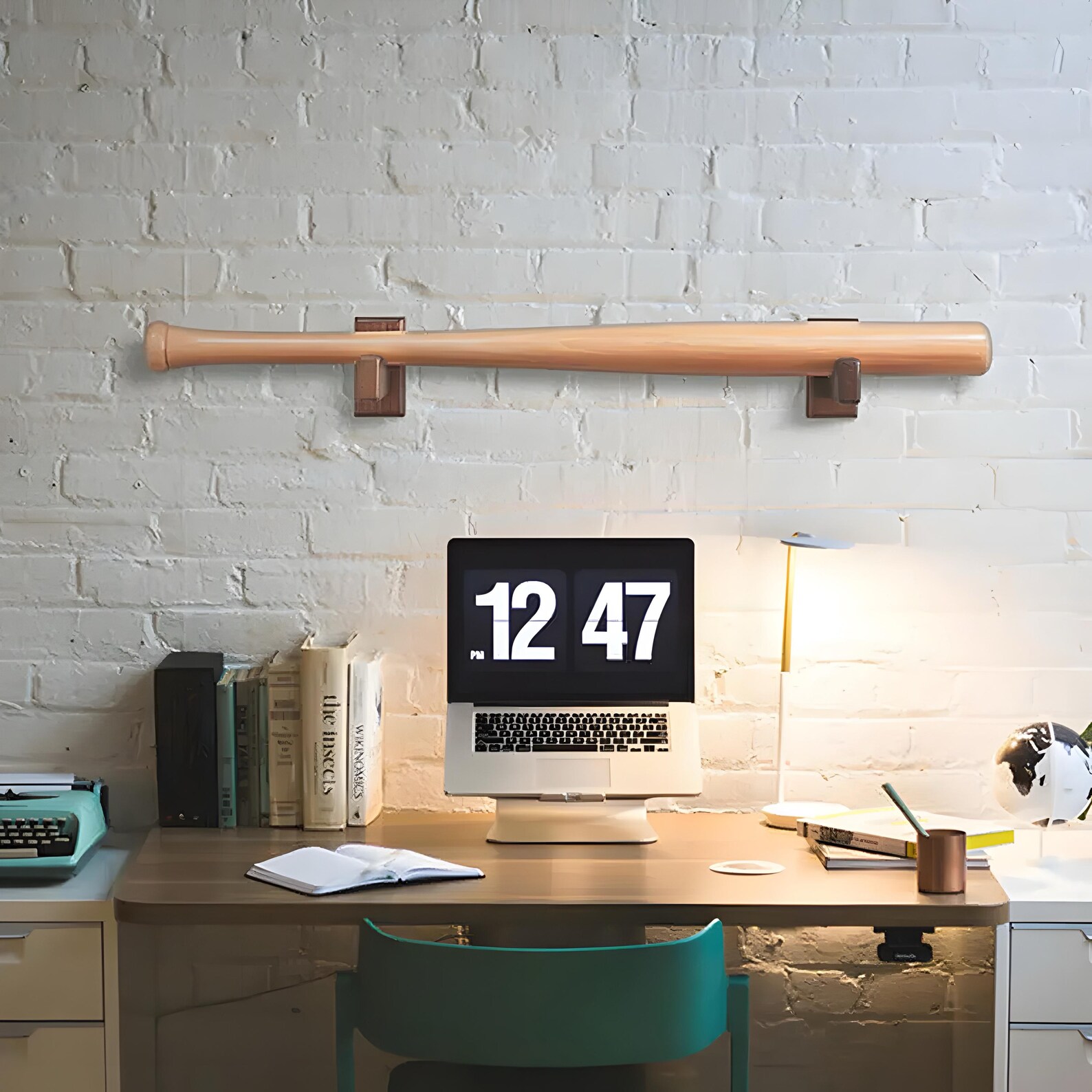 Baseball Bat Wall Mount, Baseball Wall Holder, Baseball Bat Holder ...