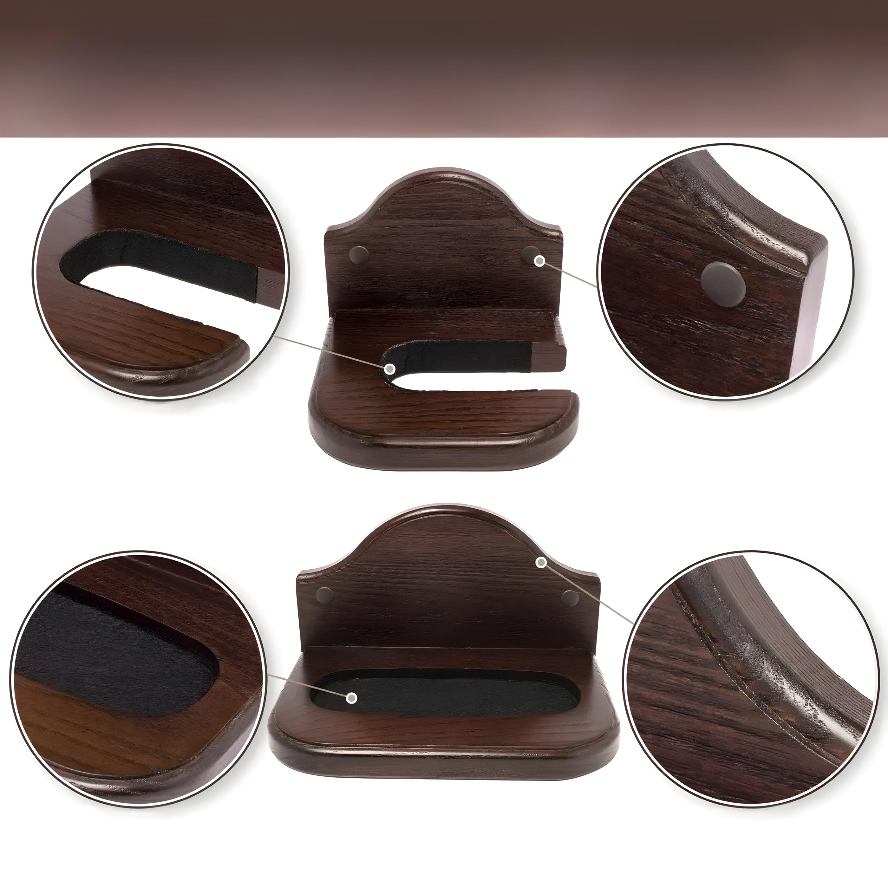 Wooden Wall Gun Rack Ash Rifle Wall Gun Mount Wall Gun Rack Holder ...