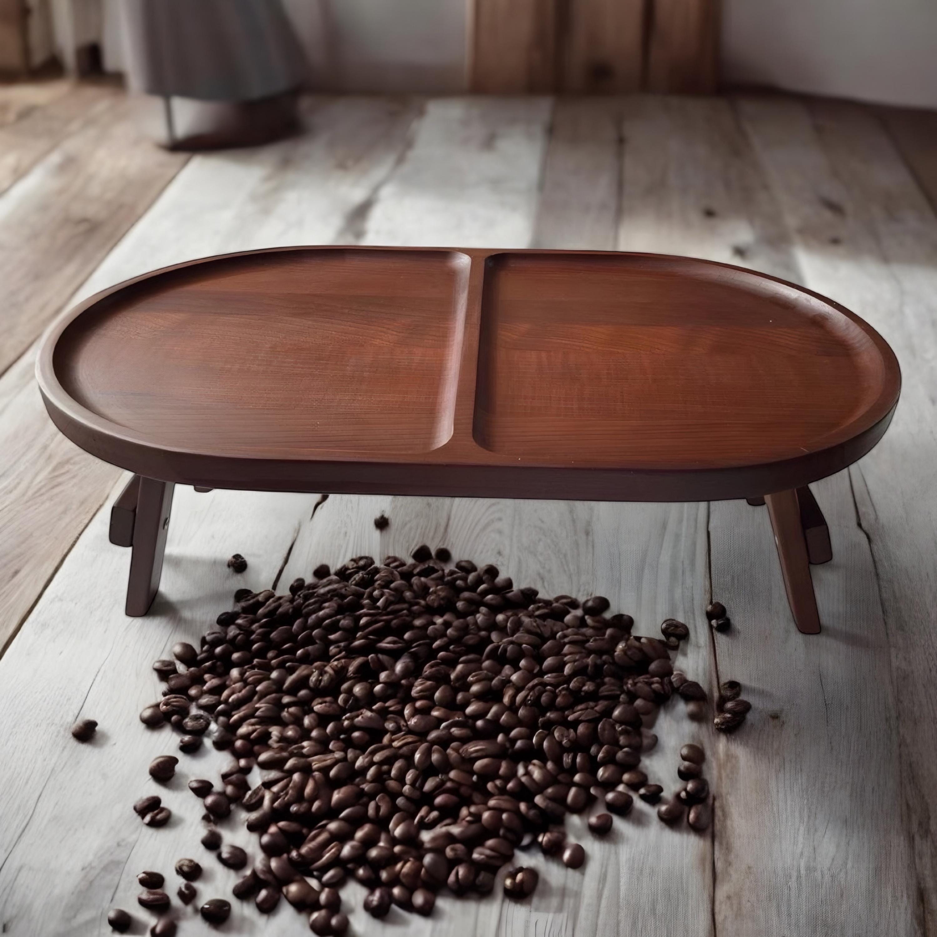 Wooden Tray, Breakfast Tray With Legs, Wooden Tray, Rustic Tray, Bed ...